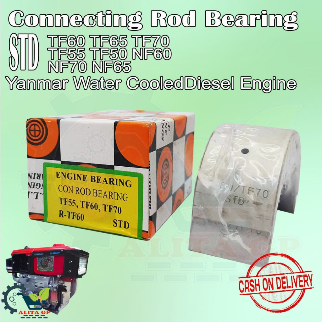 Connecting Rod Bearing STD Yanmar TF60 TF65 TF70 TF55 TF50 NF60 NF70 ...