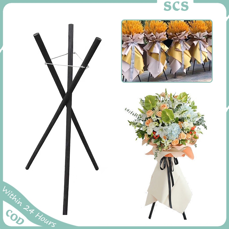 Opening Flower Stand Wooden Artificial Flower Display Rack for Wedding ...