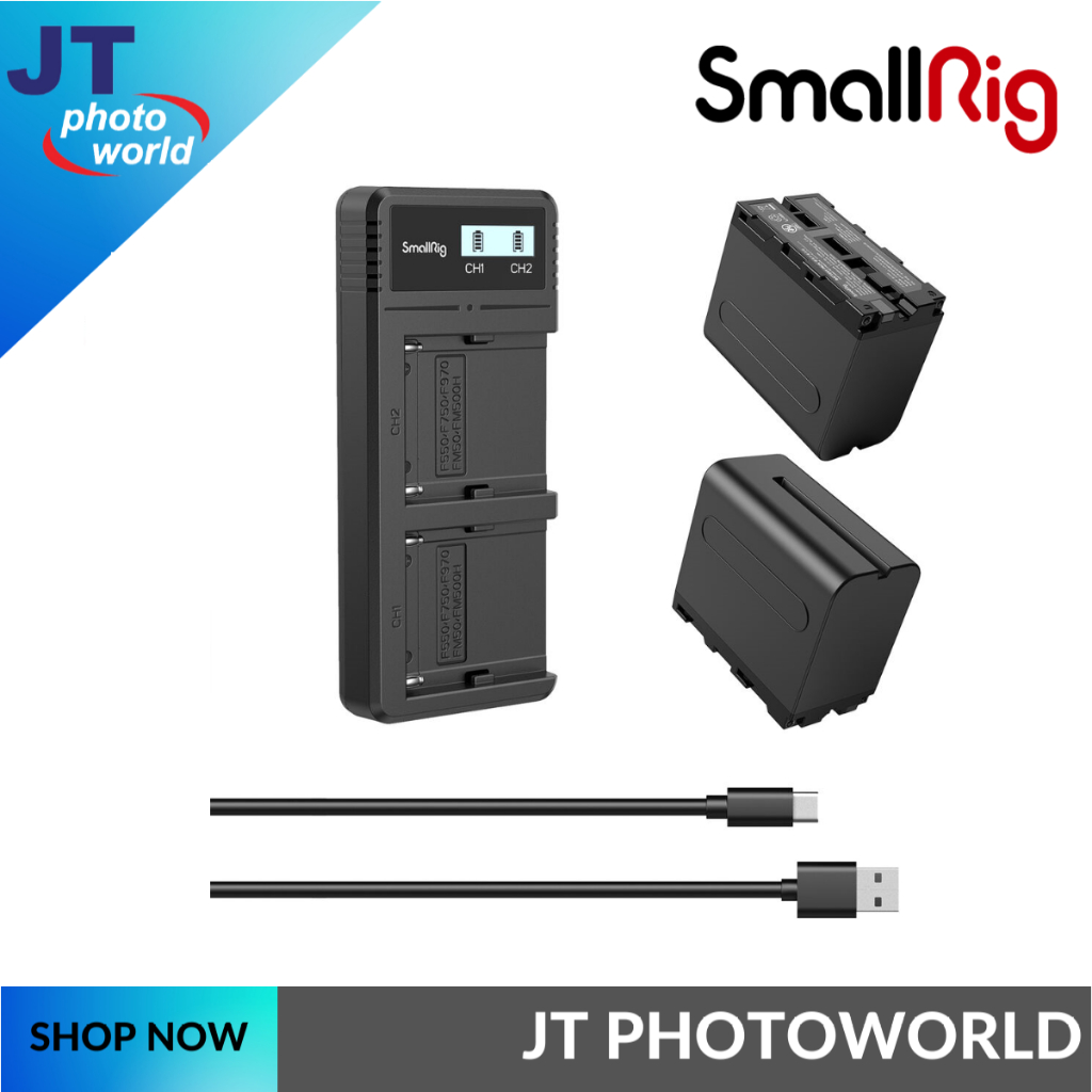 SmallRig NP-F970 Dual-Battery and Charger Kit | Shopee Philippines
