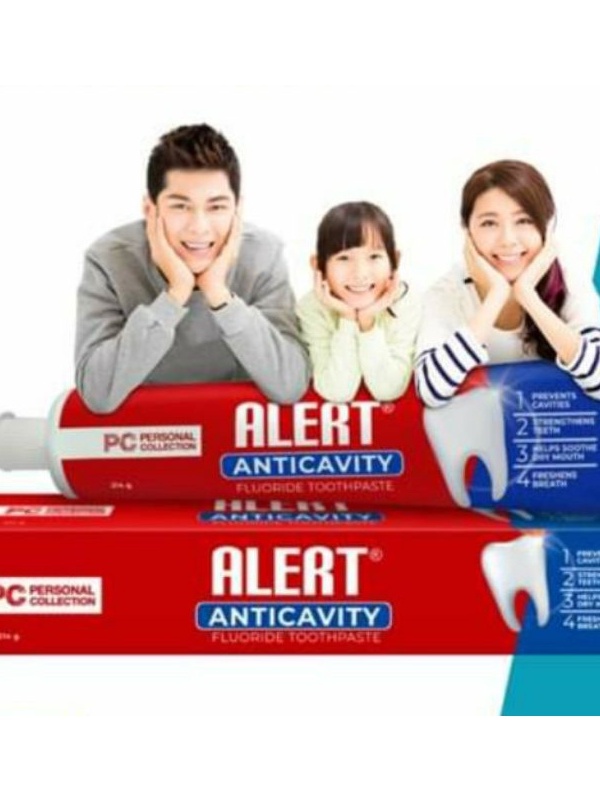 PC ALERT ANTICAVITY FLOURIDE TOOTHPASTE 214g | Shopee Philippines