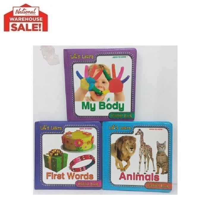 Let's Learn First Words/ANIMALS/MY BODY-Padded Book- (Hardcover ...