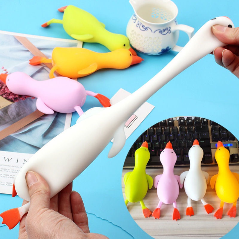 Fun Shapeable Duck Cute Decompression Duck Soft Rebound Toys Pinch Toy ...