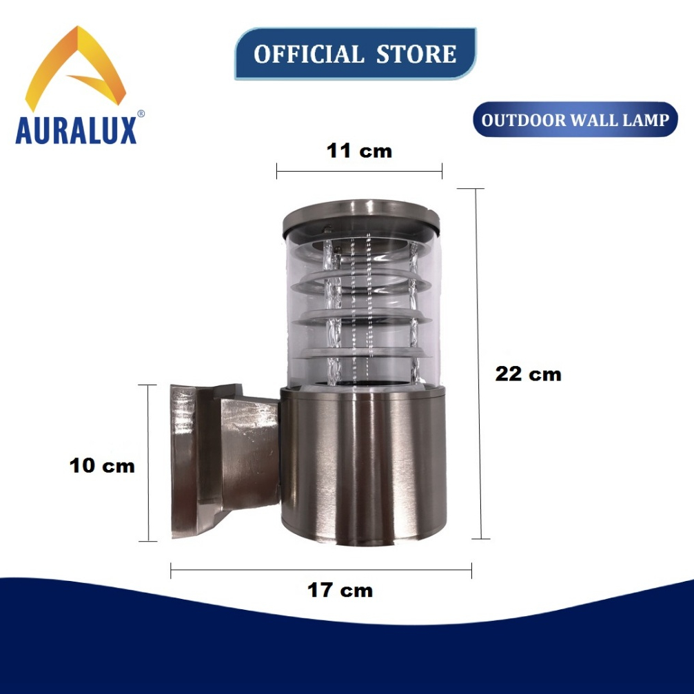 Auralux Wall Light Aluminum Outdoor Wall Lamp Waterproof LED Lighting ...