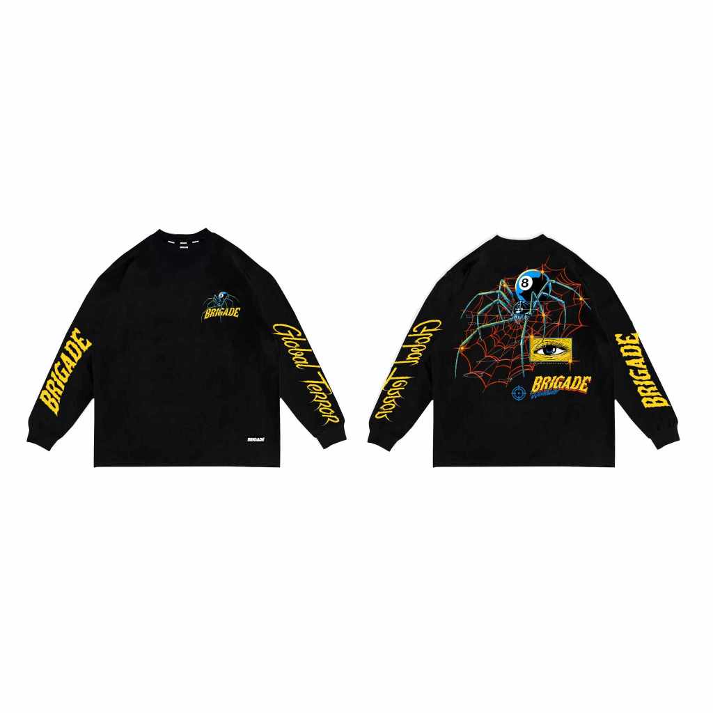 BRIGADE CLOTHING - GLOBAL TERROR LONGSLEEVE (BLACK) | Shopee Philippines