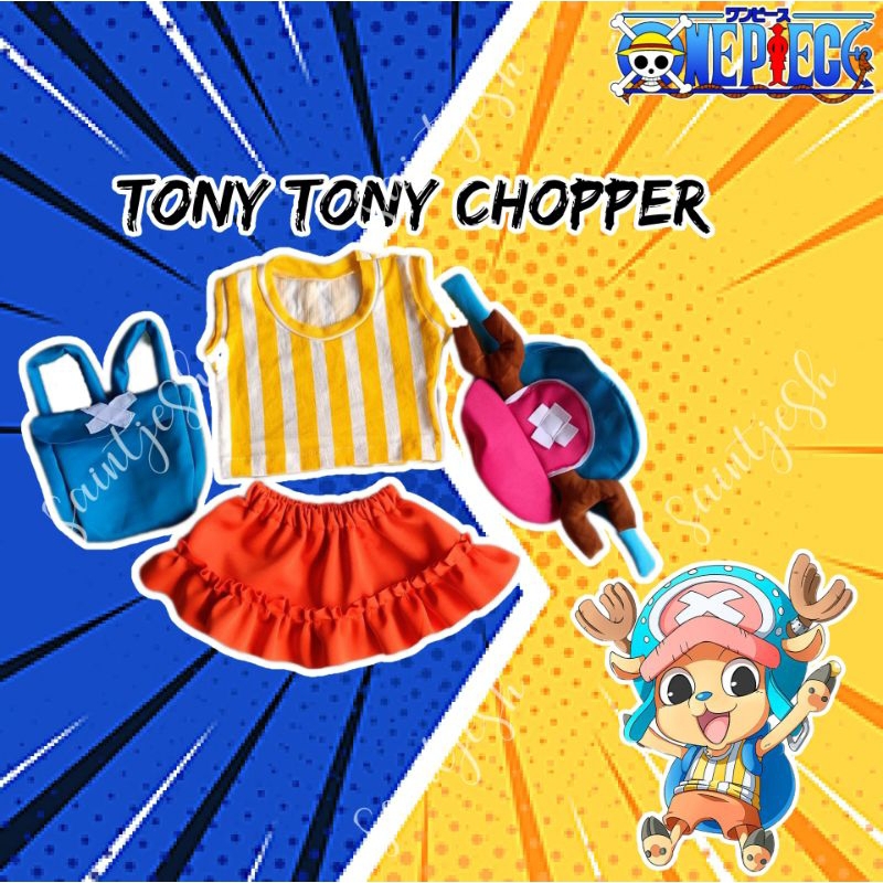 Chopper From One Piece Inspired Costume For Baby Girl/Kids- Birthday ...