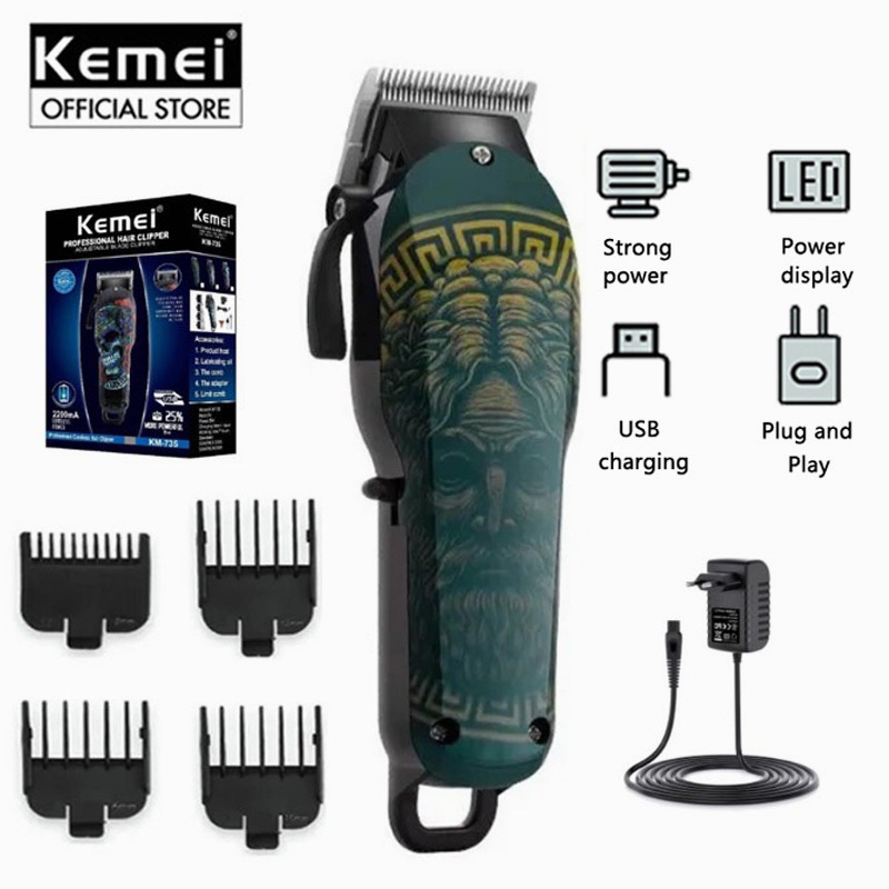 Kemei 735 (Free Labaha) Professional Hair Clipper for salon and ...