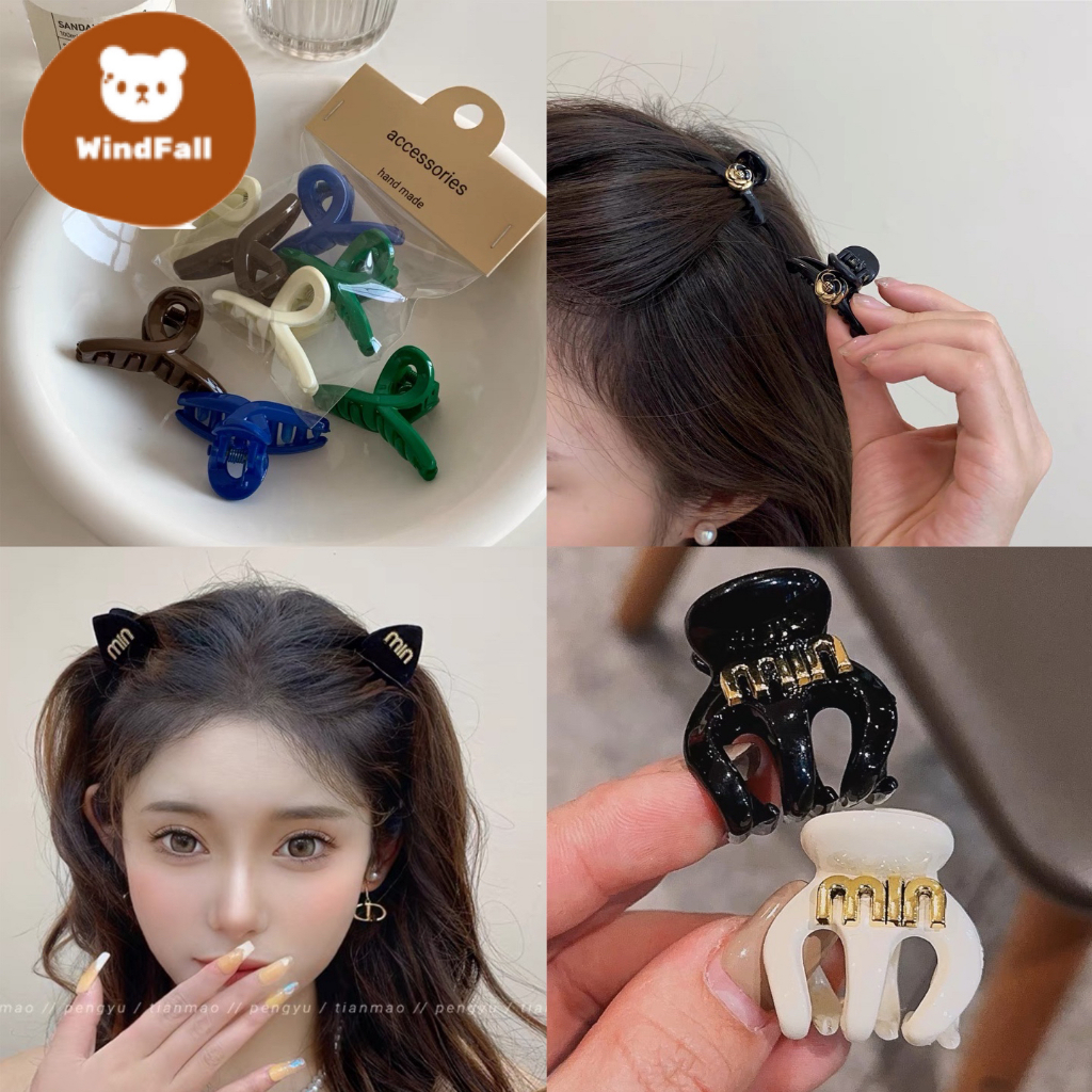 Candy Color Hair Clip Small Grab Clip Forehead Bangs Side Hairpin WF ...