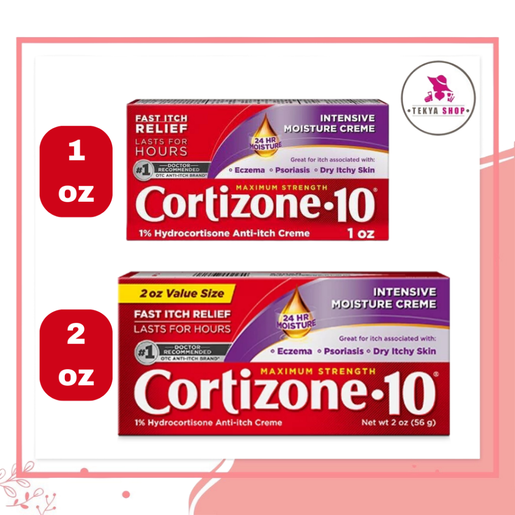 Cortizone 10 Anti-Itch Creme, Maximum Strength, Intensive Healing ...