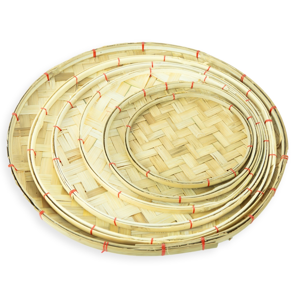 COD DVX Reusable Wooden Bilao Multipurpose Round Tray Food Storage ...