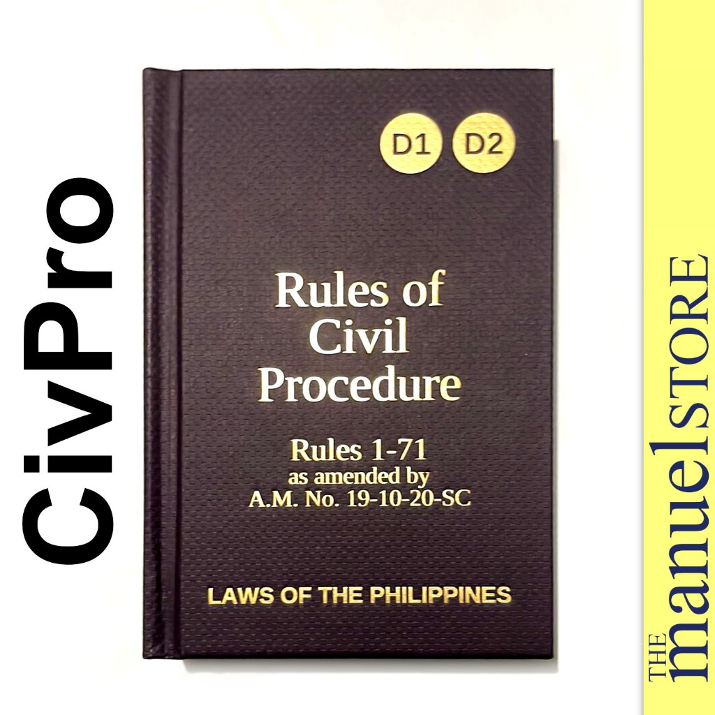 Pocket Codal (2023) - Civil Procedure, Rules of - CivPro Special ...
