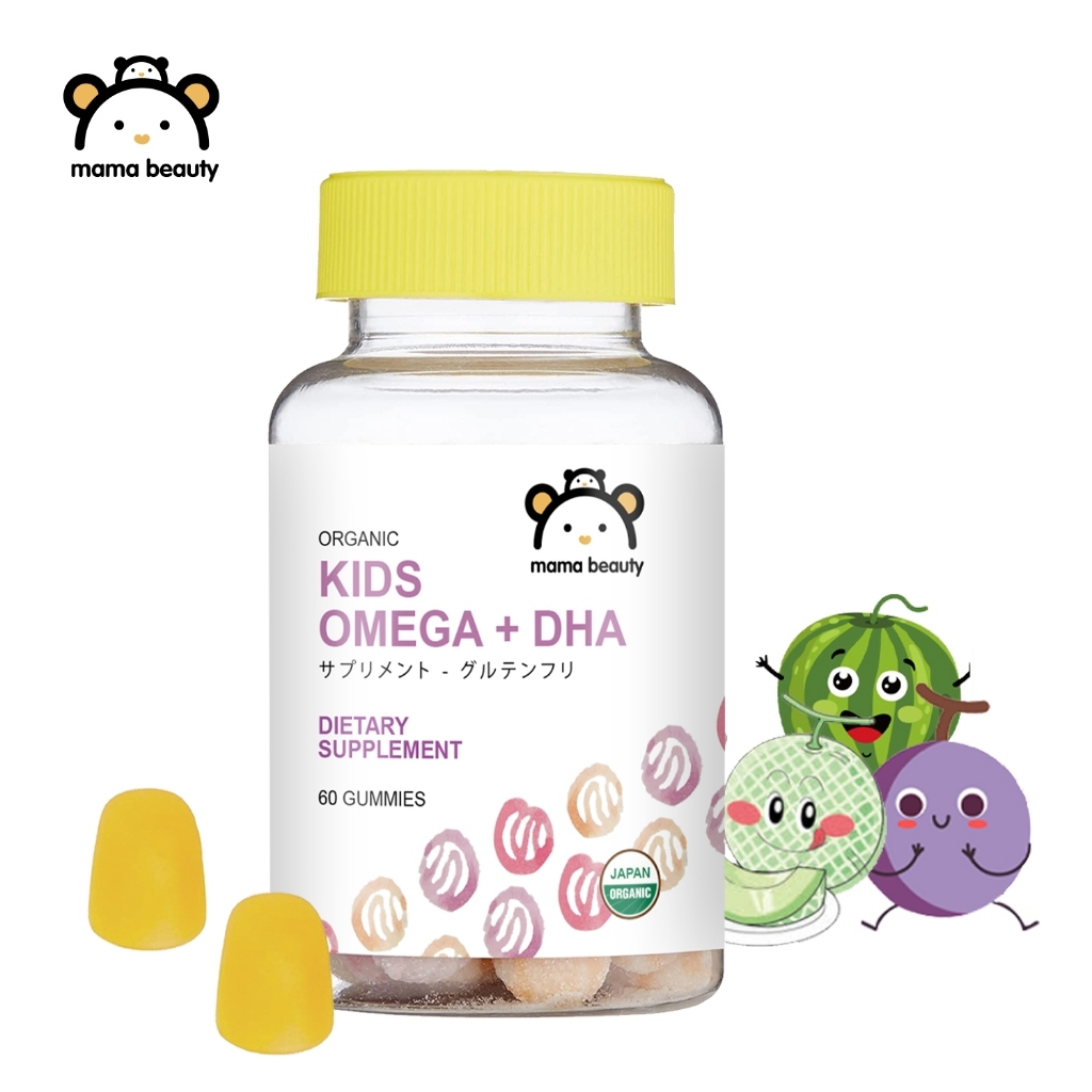 Mama Beauty Japan Brand Kids Omega DHA Gummies Baby Vitamin Gummy Food ...