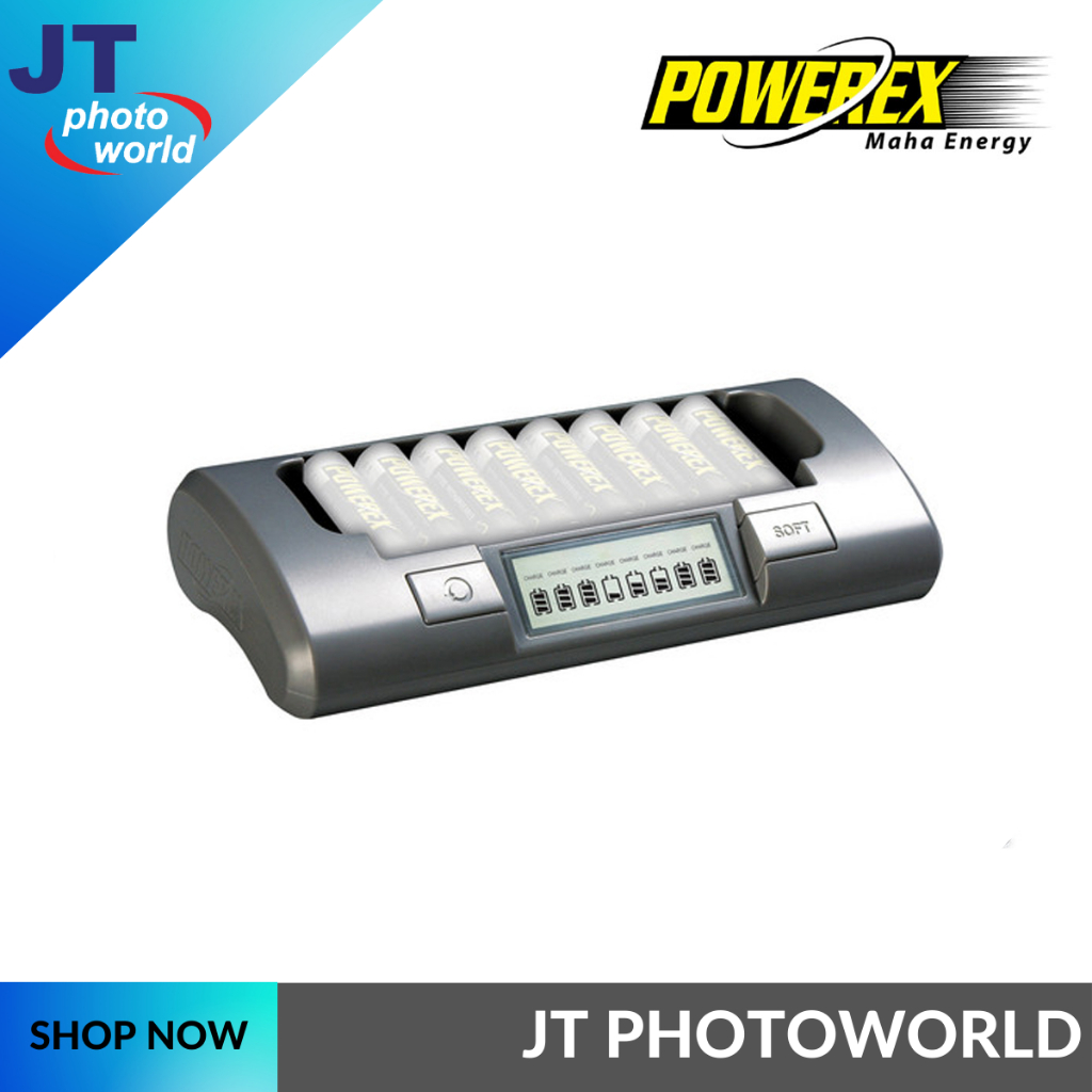 Powerex MH-C800S 8-Cell Smart Charger for AA / AAA NiMH / NiCD ...