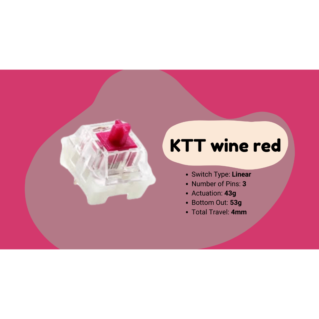 Ktt wine red (hand-lubed) | Shopee Philippines