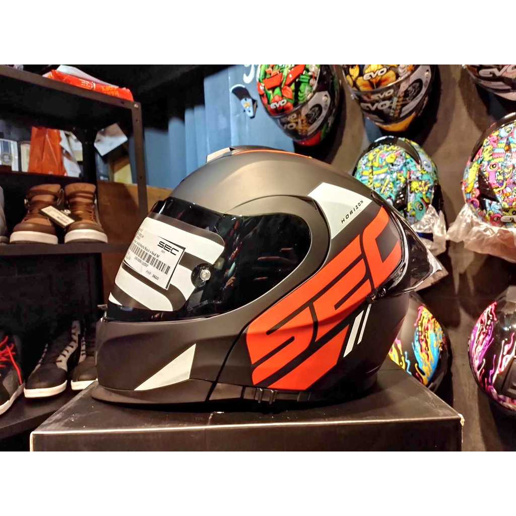 SEC HORIZON I Solid Matte/Gloss Modular Helmet | Shopee Philippines
