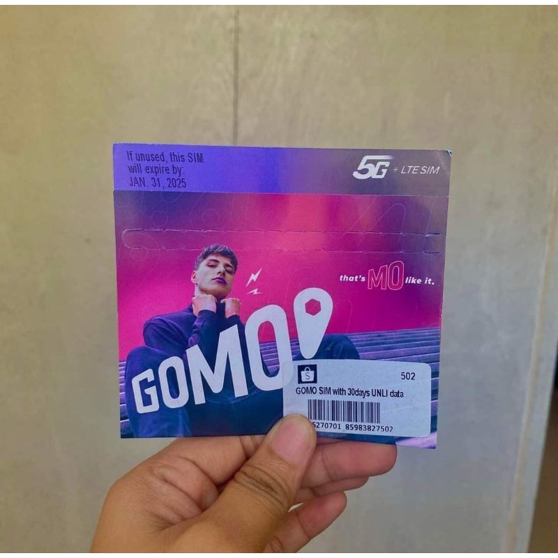 GOMO SIM UNLI DATA & SMARTBRO UNLI DATA 30 DAYS NO DATA CAP! | Shopee Philippines
