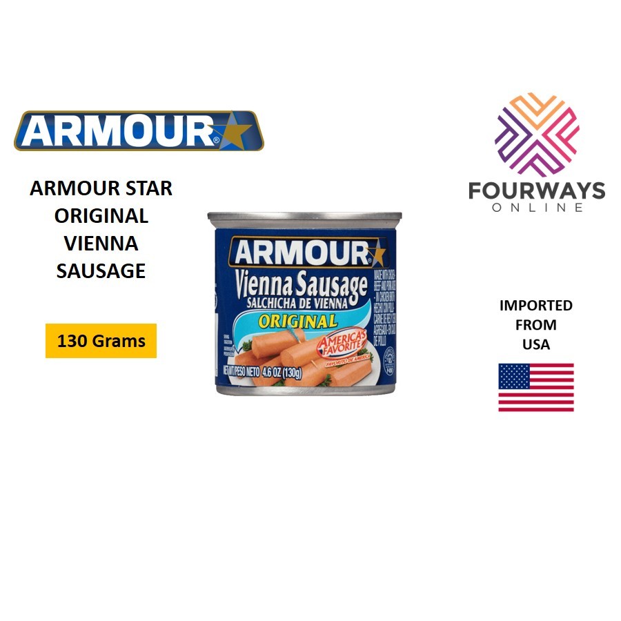 Armour Star Original Vienna Sausage 130g | Shopee Philippines