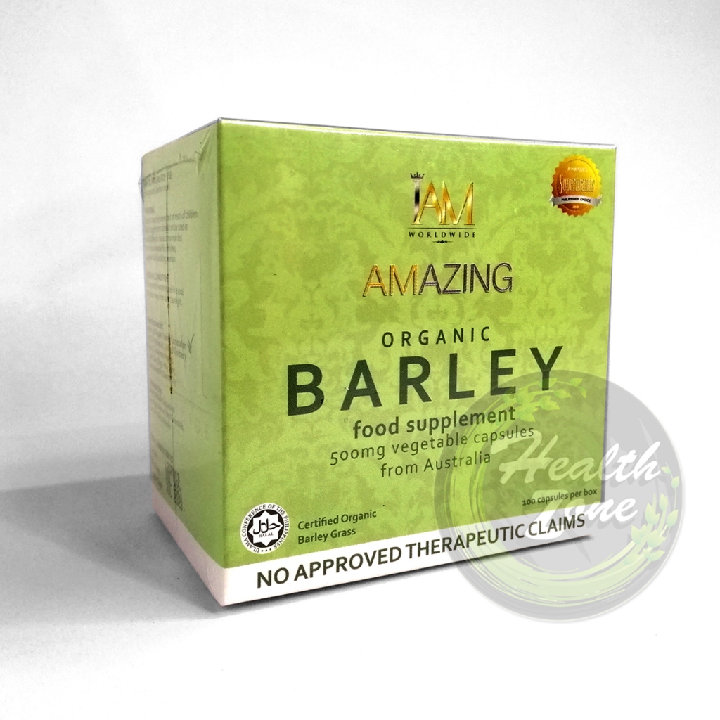 1 Box IAM Amazing Pure Organic Barley Capsules | Shopee Philippines