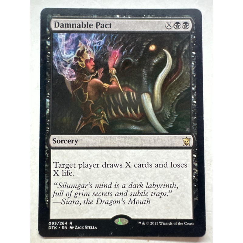 Damnable Pact - Non Foil - MTG | Shopee Philippines