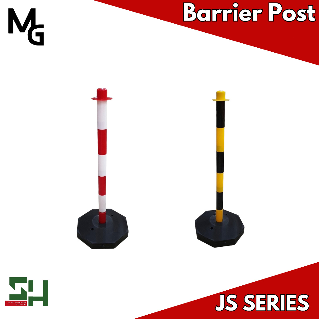 MG Barrier Post Collapasable PVC Plastic + PE Plastic Anti-UV Coating ...