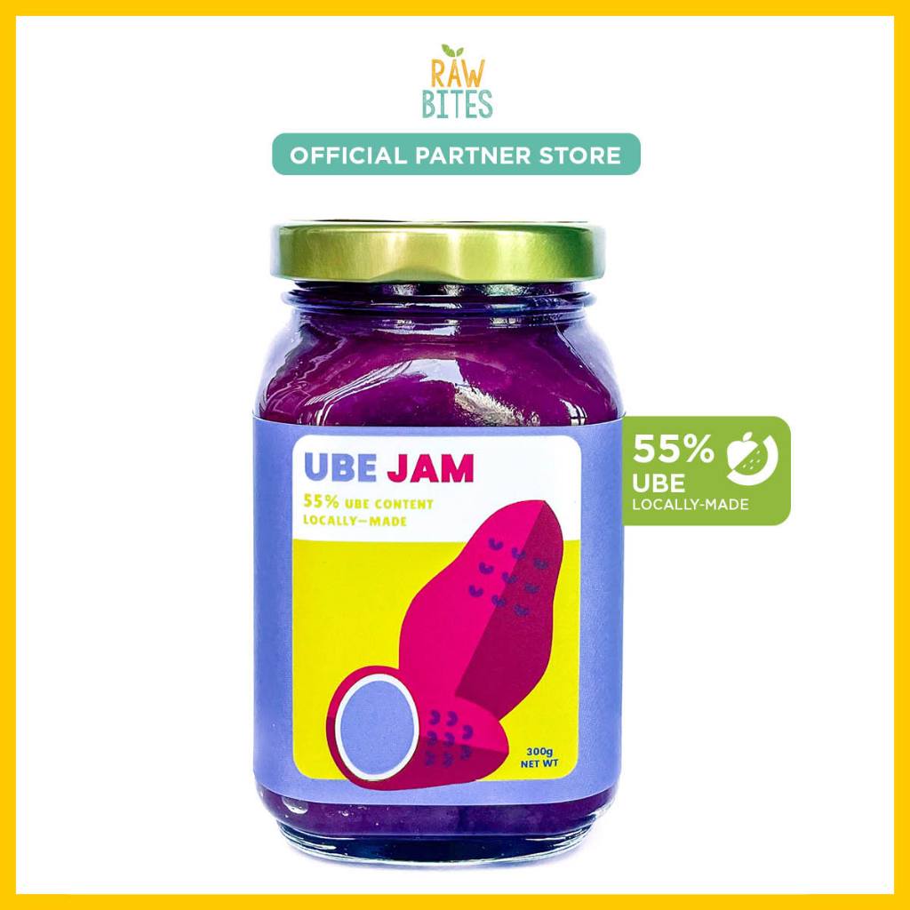 Raw Bites Ube Jam 300g (55% Ube, Locally Made) | Shopee Philippines