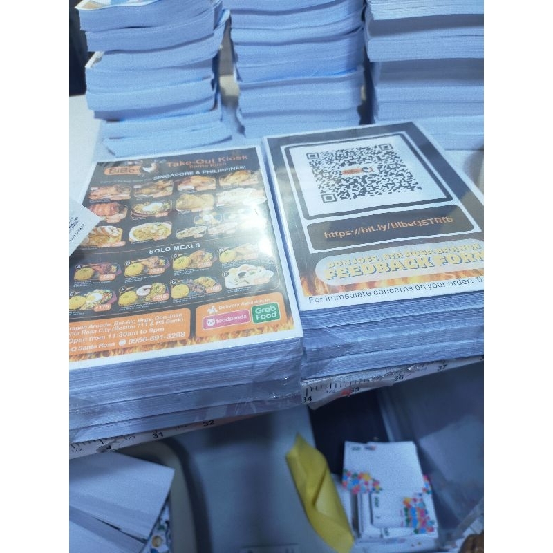 FLYERS FOR BUSINESS 0.75 PESOS PRINT 4X6 INCHES Full colored | Shopee ...