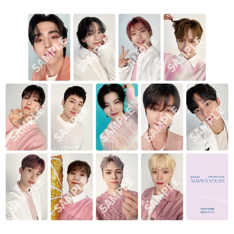 ONHAND Seventeen Always Yours Tokyo Dome Tour Special Gift Photocards | Shopee Philippines
