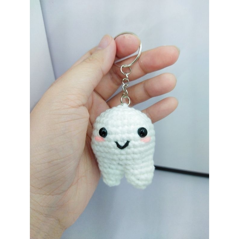 Cute Tooth Crochet Keychain/ Giveaways/ Souvenirs | Shopee Philippines