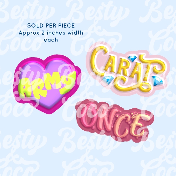Army Carat Once BTS Seventeen SVT Twice Waterproof Vinyl Sticker ...