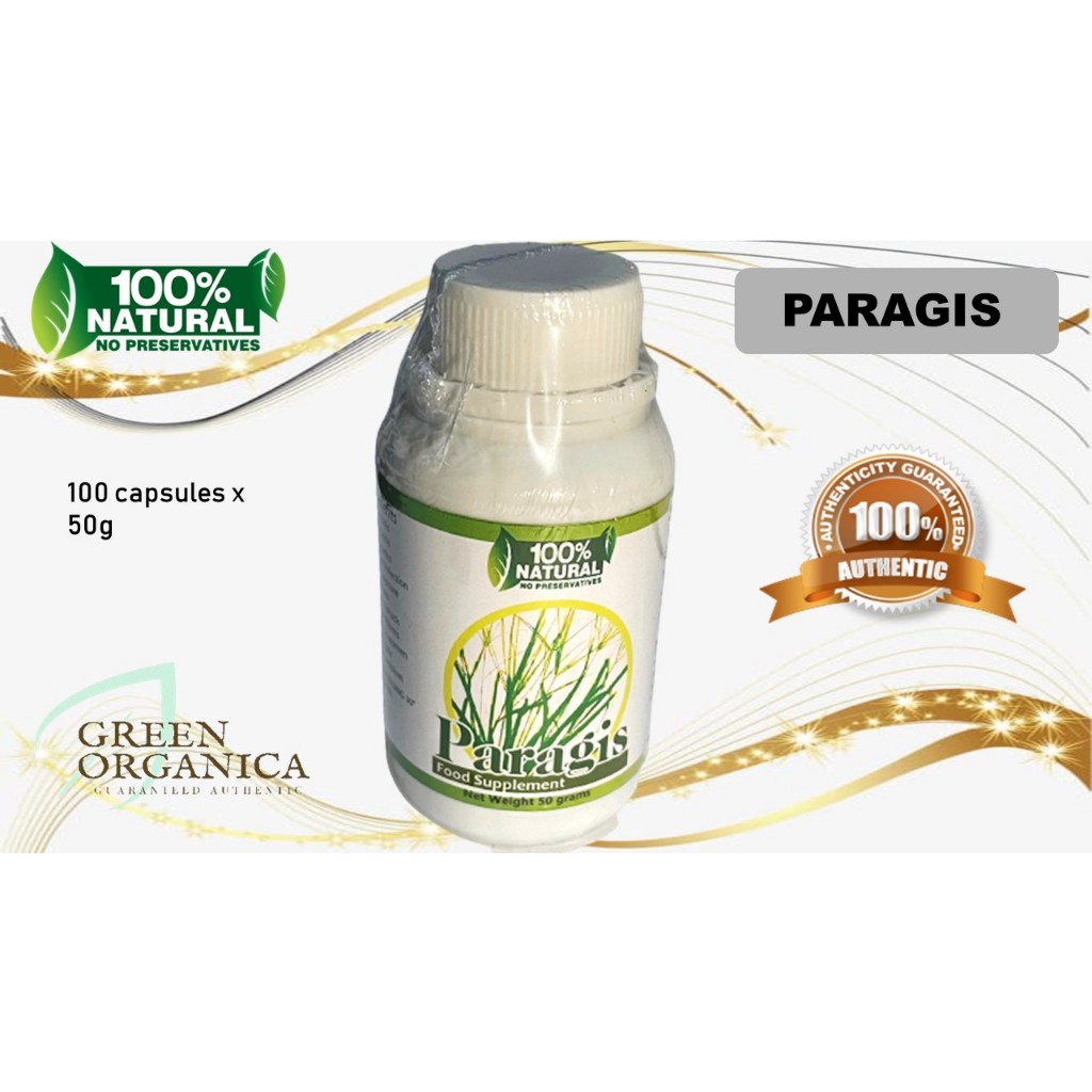Organica PARAGIS Food Supplement Natural Herbs 100 Capsules | Shopee ...