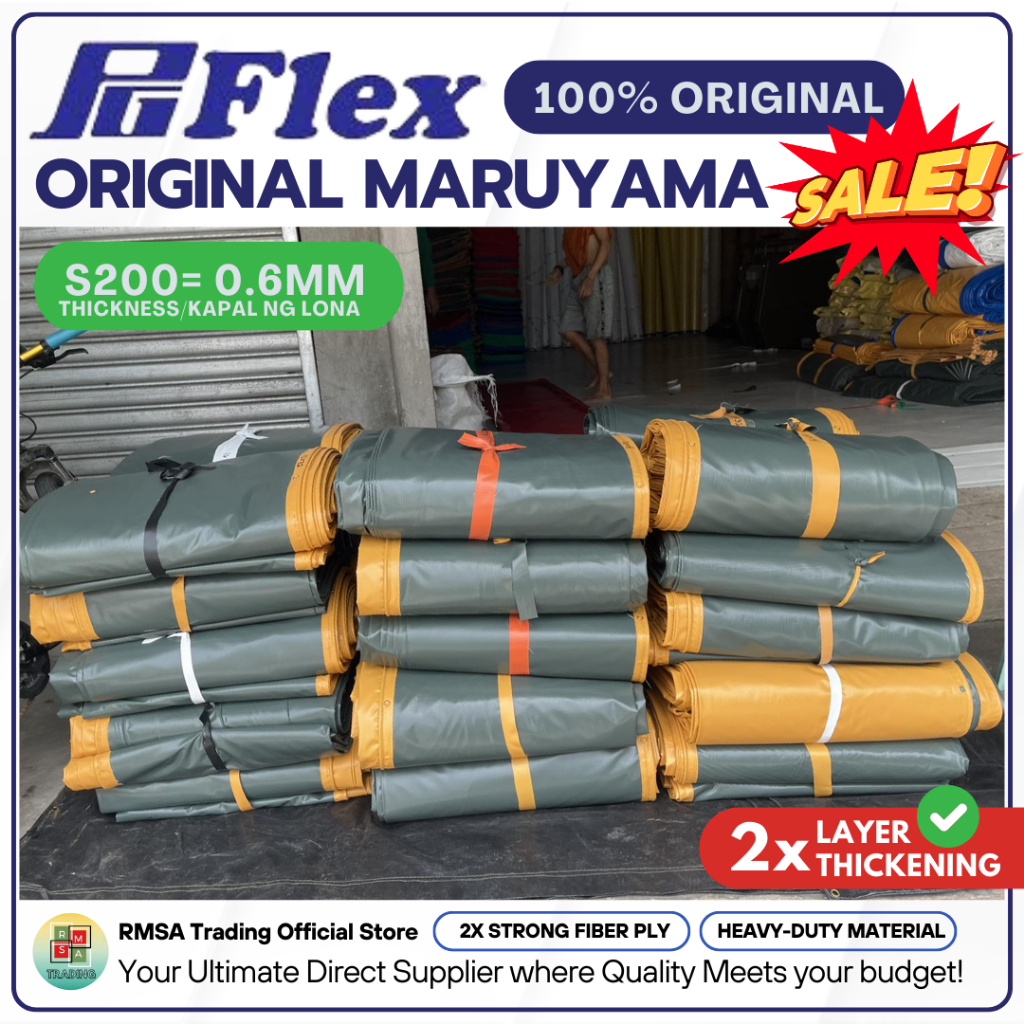 RMSA | 20x20FT S200 AUTHENTIC MARUYAMA PG FLEX S200 TRAPAL HIGH QUALITY ...