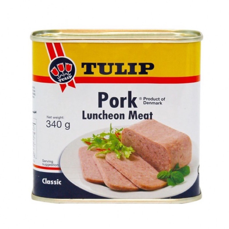 Tulip Pork Luncheon Meat Classic Flavor 340g | Shopee Philippines
