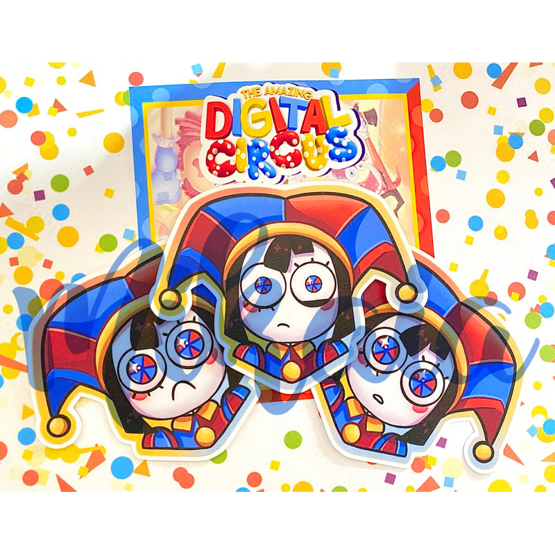 POMNI THE AMAZING DIGITAL CIRCUS WATERPROOF STICKERS | Shopee Philippines