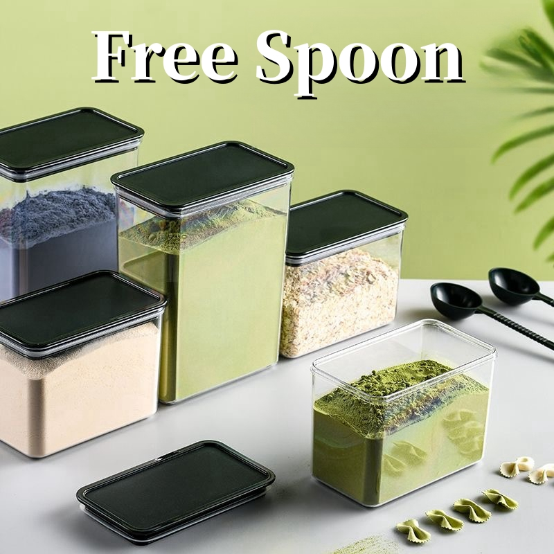 0.5 & 1 Liter Acrylic Airtight Food Storage Powder Container For Milk ...