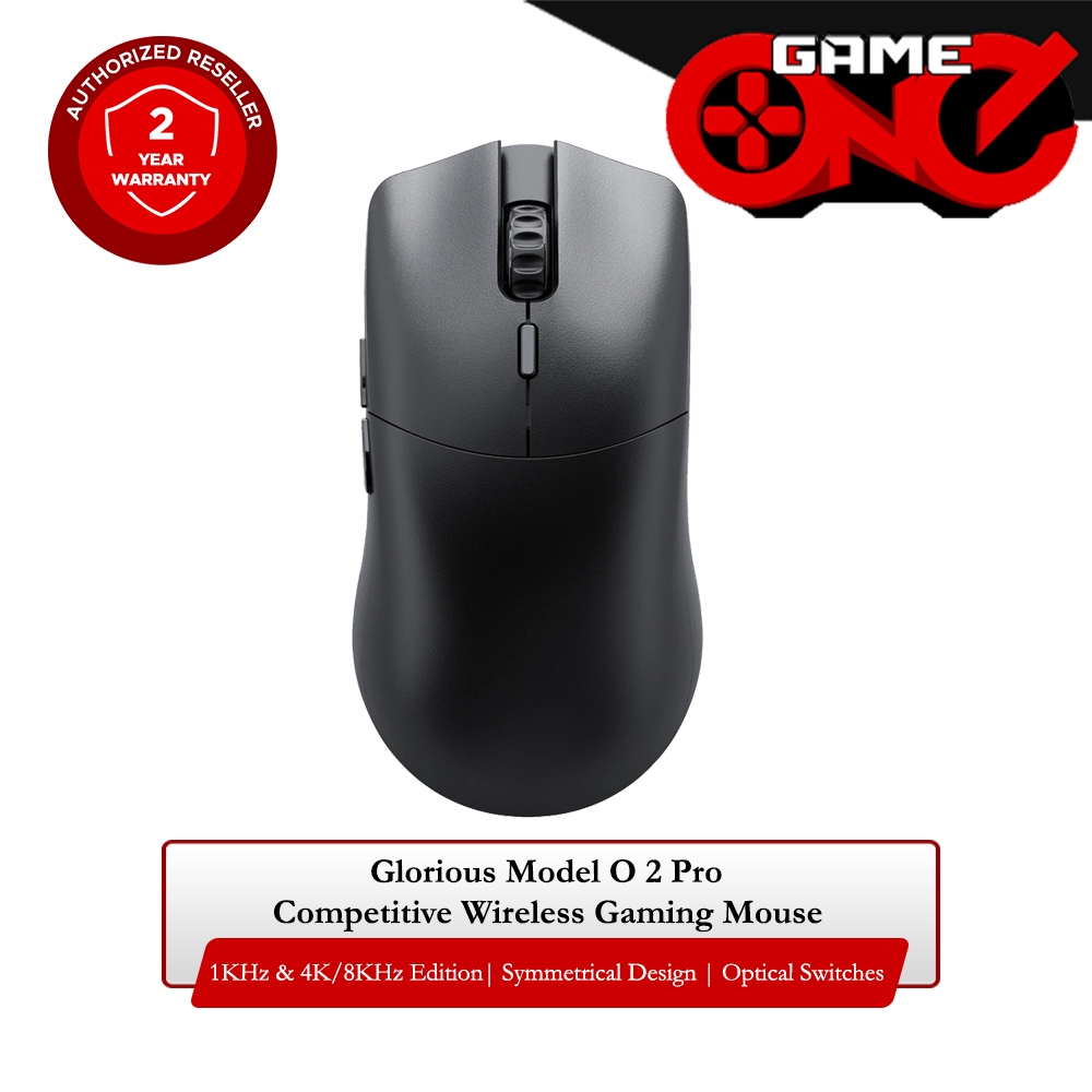 Glorious Model O 2 Pro Competitive Wireless Gaming Mice - Black ...