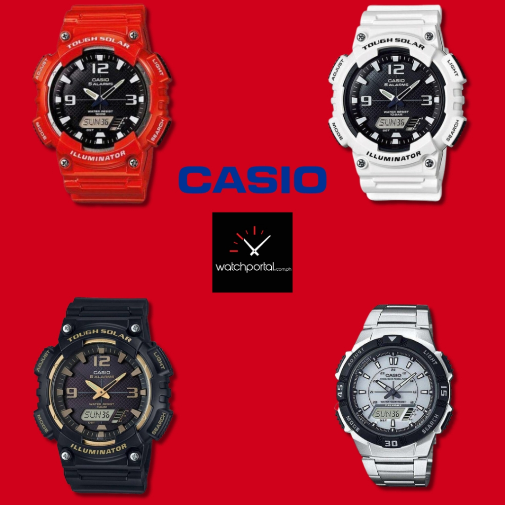 Casio AQ-S800/AQ-S810 Series Solar Watch for Men | Shopee Philippines