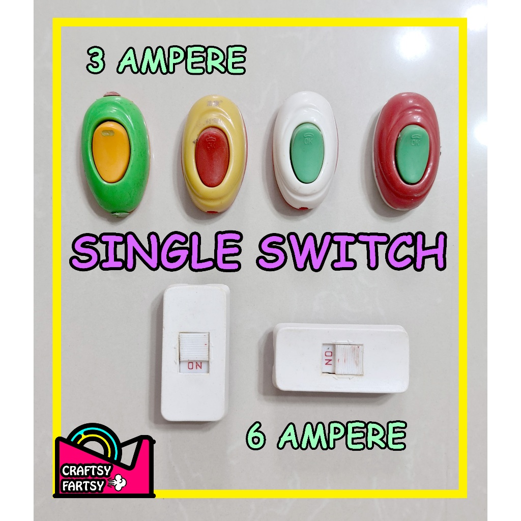 (PER PIECE) Hanging Switch 3ampere/6ampere 250Volts | Shopee Philippines