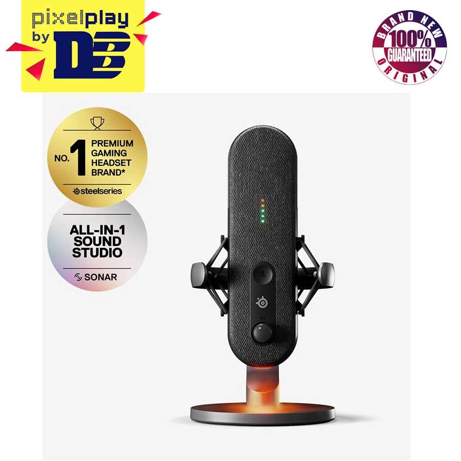 Steelseries Alias Pro-Grade USB Condenser Streaming Mic For PC (PN61601 ...