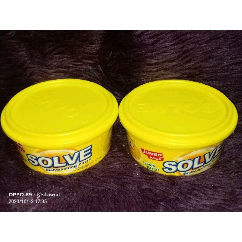 Sale! 30% off! Take 2pcs !Solve dishwashing paste lemon fresh( 450g ...