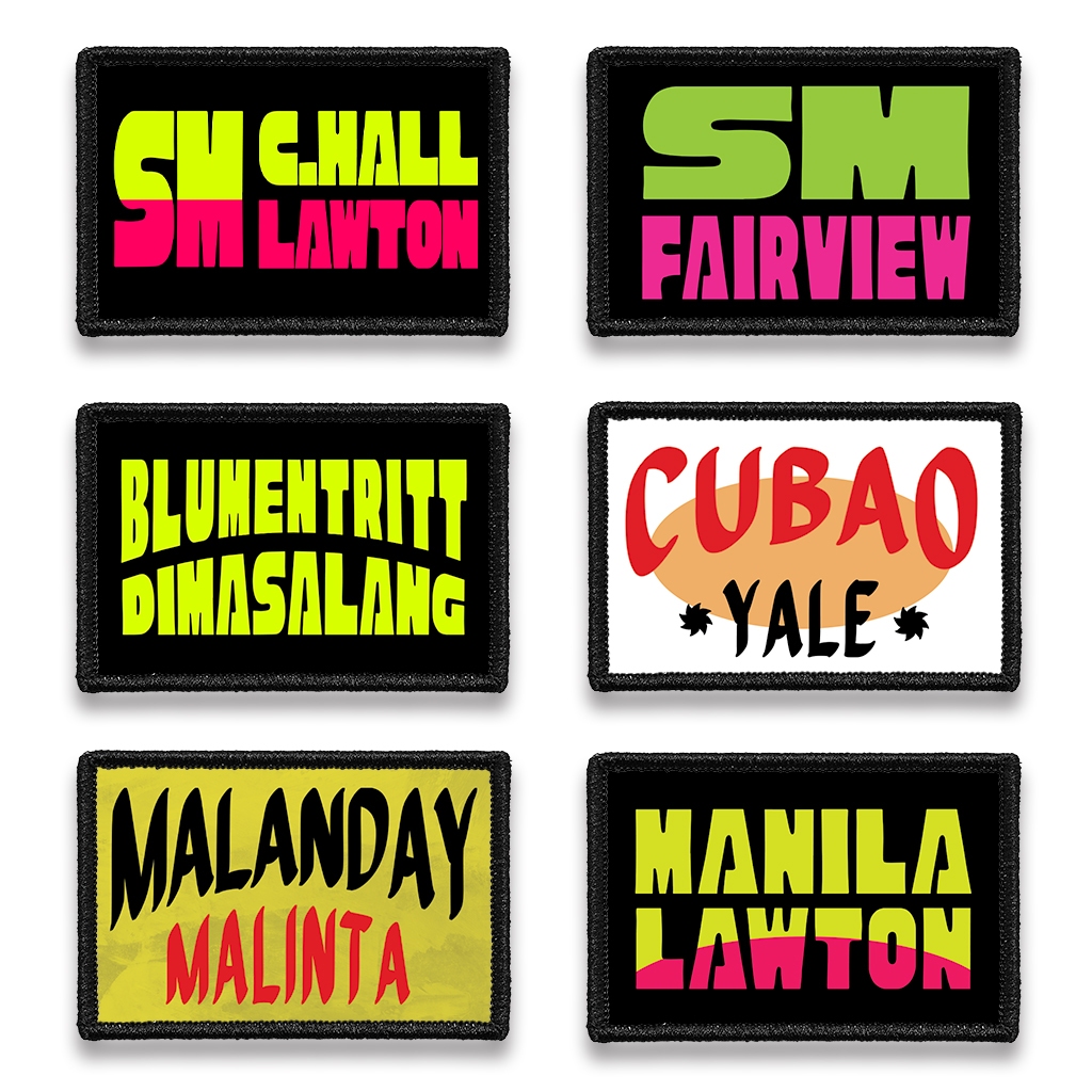 Jeepney Signs - Removable Patches - Hook & Loop - Magic Tape | Shopee ...
