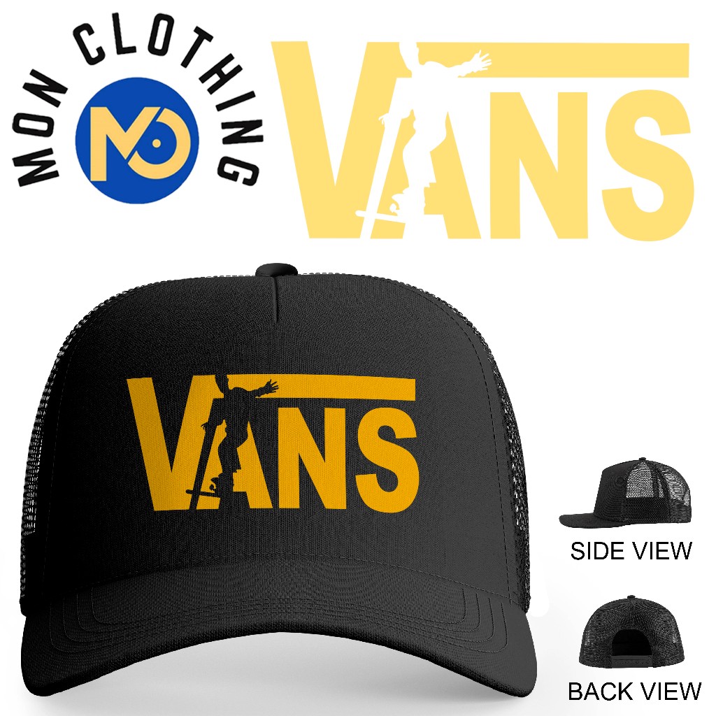 VANS Logo Inspired Design Mesh Cap / Net Cap / Baseball Cap Unisex ...