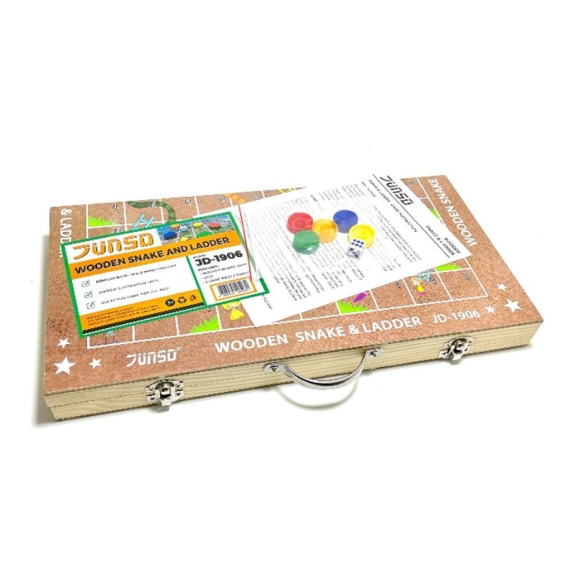 JUNSD Board Games (Games Of The General, Wooden Word Scrabble,Wooden ...