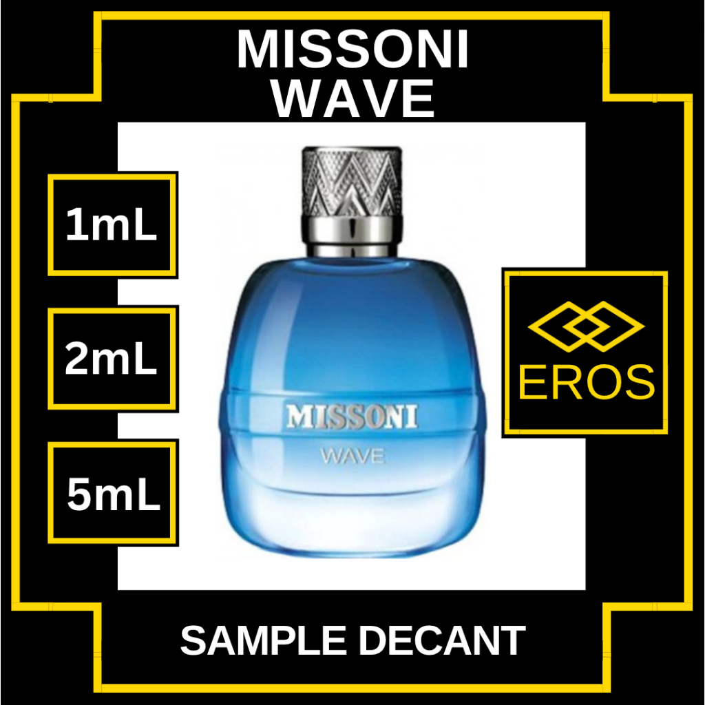 Missoni Wave 2mL 5mL 10mL DECANT perfume sample vial repacked EROS PH FRAGRANCE | Shopee Philippines