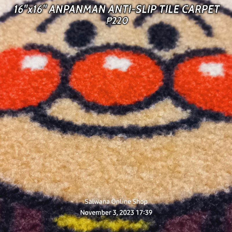16"x16" ANPANMAN ANTI-SLIP TILE PANEL CARPET | MADE IN JAPAN | Shopee ...