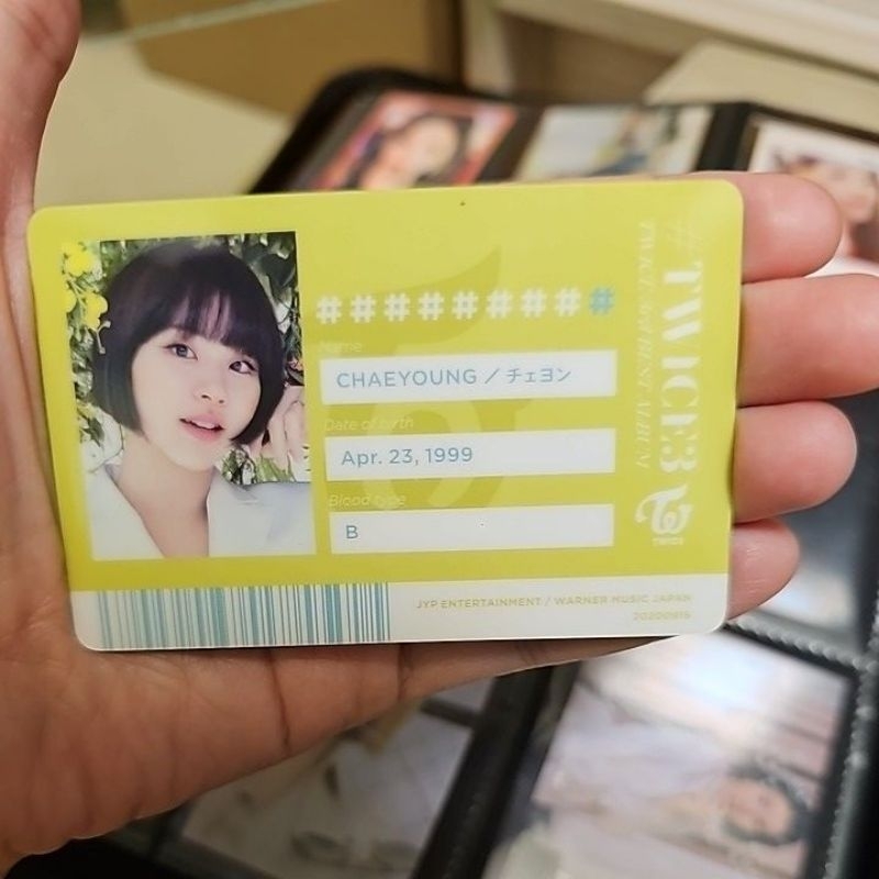 Twice Chaeyoung Twice3 ID Card Photocard | Shopee Philippines