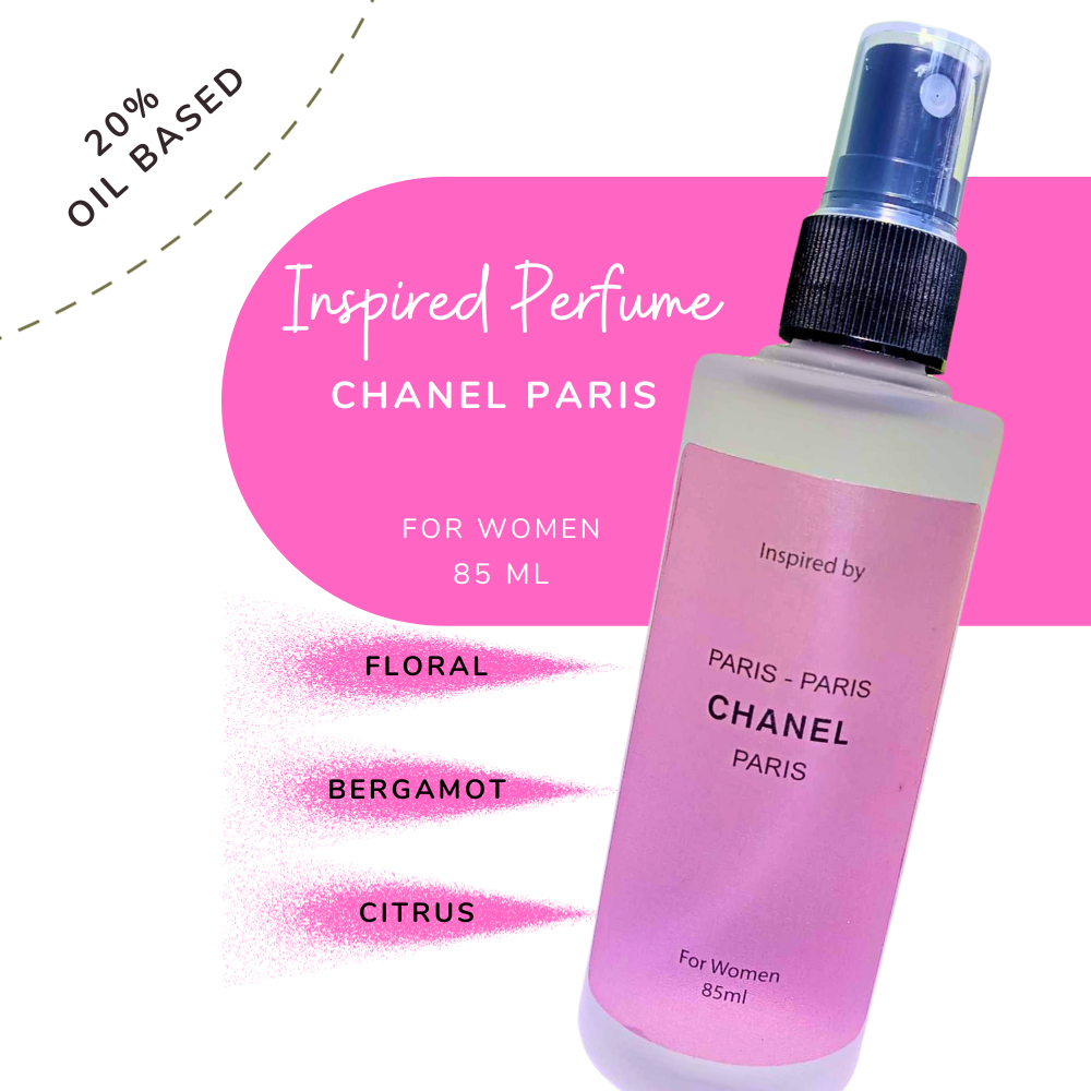 Cha_nel Paris-Paris for Women Oil Based Inspired Perfume 85 ml | Shopee ...