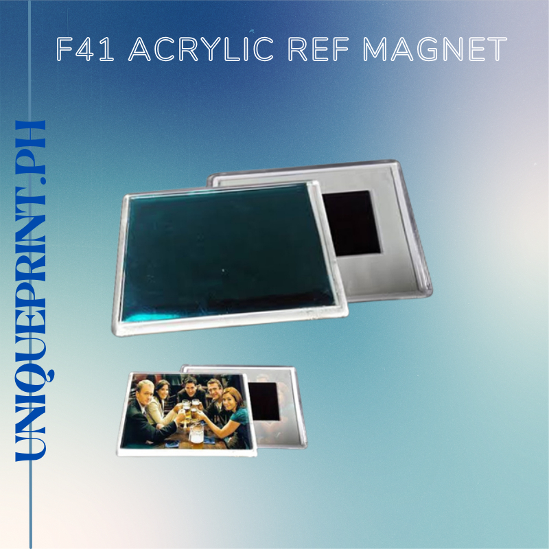 QUAFF F41 Rectangle Acrylic Ref Magnet 9.5x7cm (50 pcs per pack ...