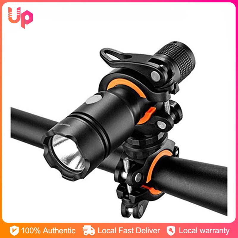 360 Degree Bicycle Flashlight Holder Bracket Bike Clamp Light Lamp ...