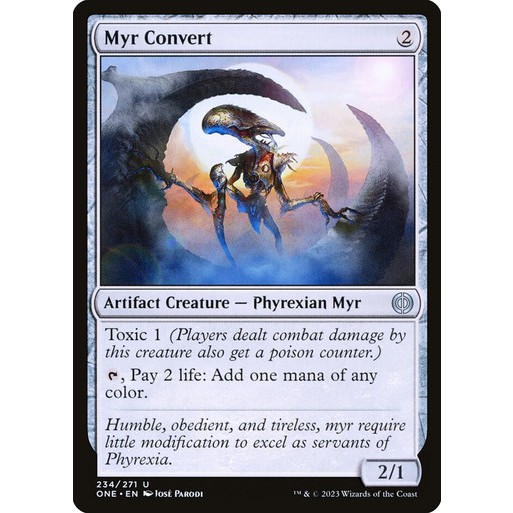 Myr Convert - Phyrexia: All Will Be One (ONE) | Shopee Philippines Myr Convert - Phyrexia: All Will Be One (ONE) | Shopee Philippines