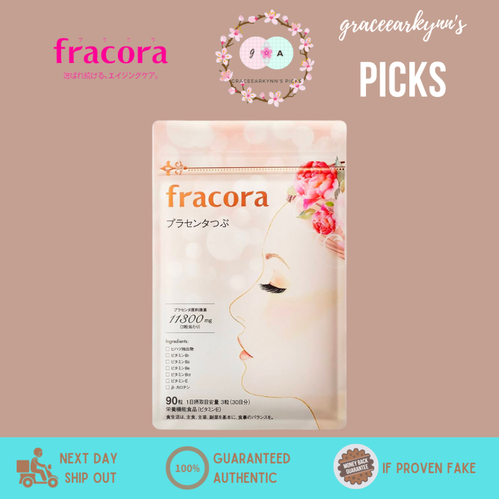Fracora Placenta Supplement 90 tablets (11300 mg) | Shopee Philippines