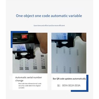 Handheld Inkjet Printer Label Inkjet USB QR Printer Machine Serial Water Automatic Coding ...